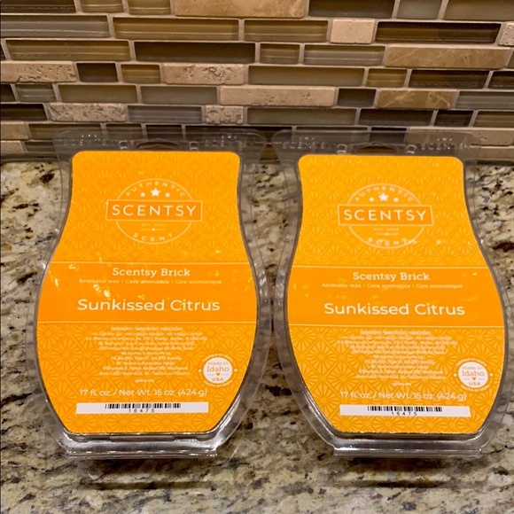 Scentsy | Other | Scentsy Sunkissed Citrus Bricks Bundle | Poshmark